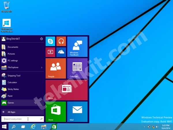 Windows 10 Technical Preview Dirilis Download Sekarang
