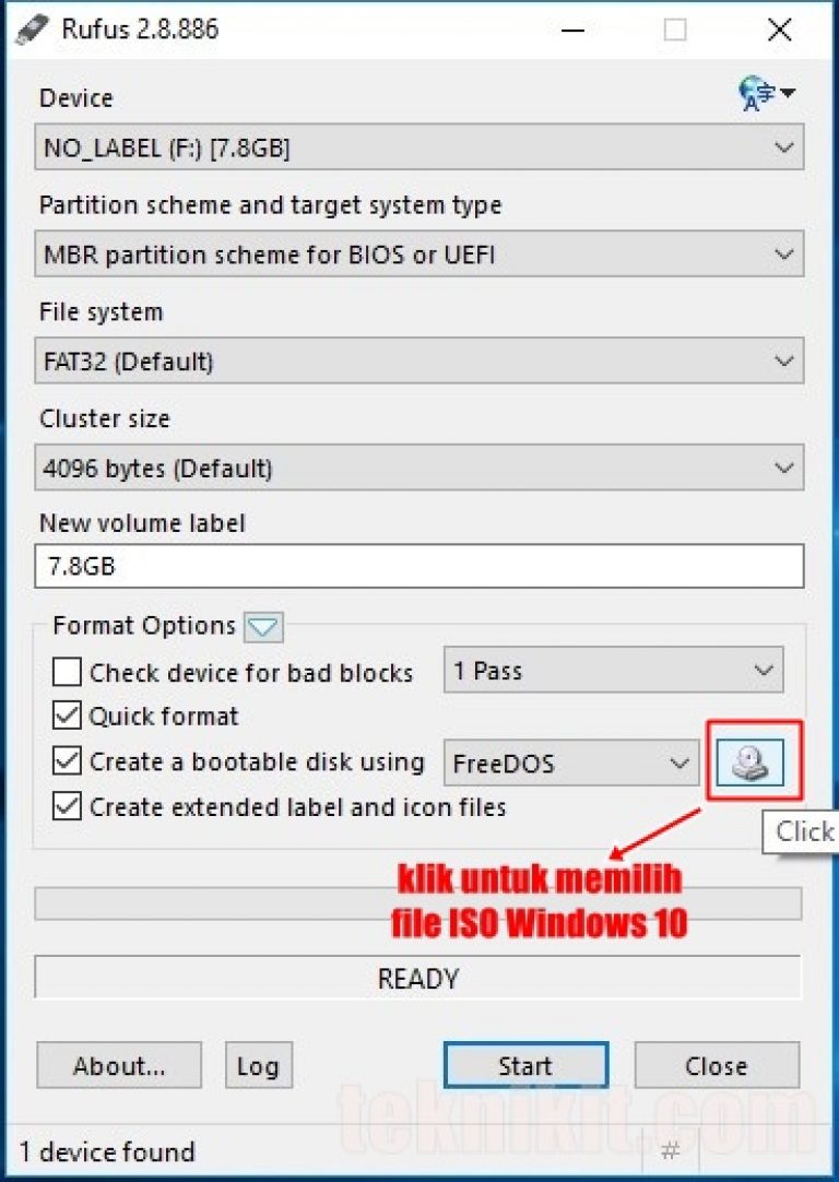 Cara Membuat Bootable USB Flashdisk Windows 10 Menggunakan Rufus