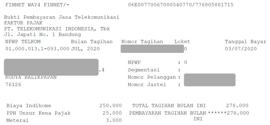 Ternyata Segini Tagihan IndiHome Setelah Upgrade Speed Dari 10 Mbps ke ...